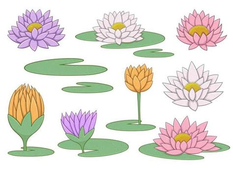 Lily Pad Outline Vector Art Icons And Graphics For Free Download