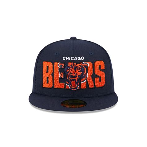 Chicago Bears Mens 2023 Nfl Draft Alt Hat 59fifty Fitted Jrs Sports