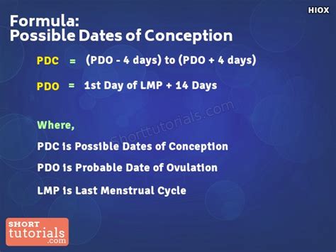 Conception Date