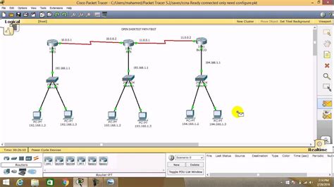 Ccna Routing Switching Ospf Configuration Youtube