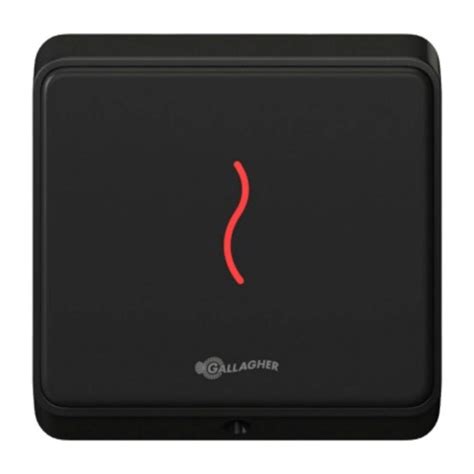 Gallagher T12 Mifare Reader Black Installation Note Pdf Download Manualslib
