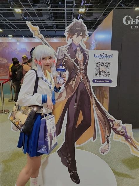 Heytea Ayaka Cosplay By Me Rgenshinimpact