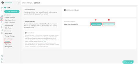 How To Setup Your Custom Domain Cname Record Learnworlds Help Center
