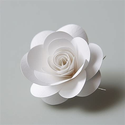 Paper Paper Flower White Background High Resolution Flower Luck