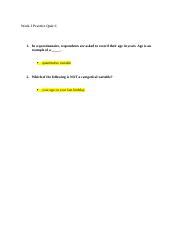 Week 2 Practice Quiz C Docx Week 2 Practice Quiz C 1 In A