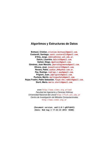 Algoritmos Y Estructuras De Datos Felicia Udocz