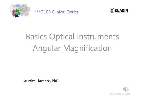 Hmo103 Wxx Lxx Angular Magnification V2 Ll Upload Basics Optical