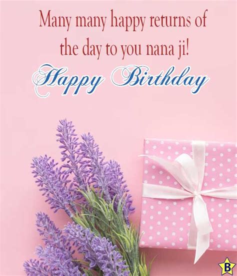 Happy Birthday Nana Ji Wishes In English Birthday Star
