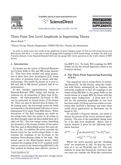 pdf three point tree level amplitude in superstring theory