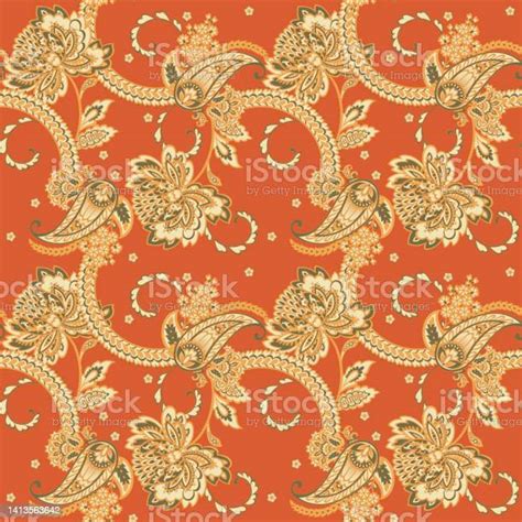 페이즐리 플로럴 동양 민족 패턴 원활한 벡터 장식품 다마스크 직물 패턴 0명에 대한 스톡 벡터 아트 및 기타 이미지 0명 꽃무늬 다마스크 천 Istock