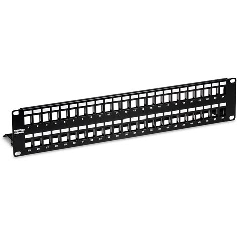 48 Port Blank Keystone Shielded 2u Patch Panel Keystone Shielded