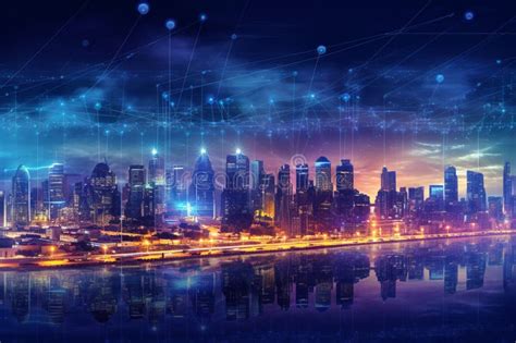 Smart City With Wireless Communication Network And Internet Of Things