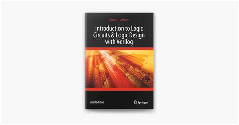 ‎introduction To Logic Circuits And Logic Design With Verilog By Brock J Lameres On Apple Books