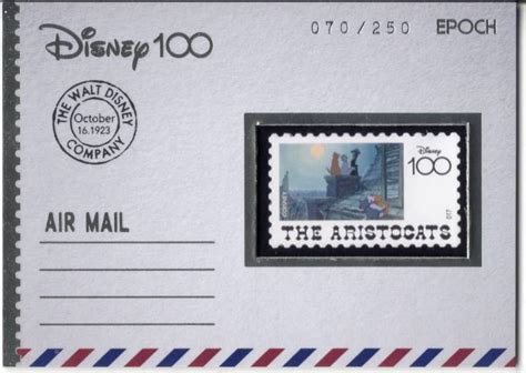 目立った傷や汚れなし2023 EPOCH PREMIER EDITION DISNEY創設100周年 THE ARISTOCATS