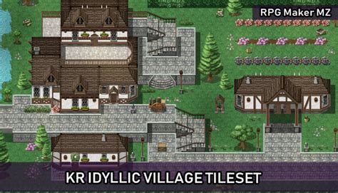 Rpg Maker Mz Kr Idyllic Village Tileset On Steam