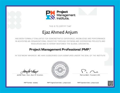Ejaz Ahmed Anjum Pmp® On Linkedin Projectmanagement Coaching Share