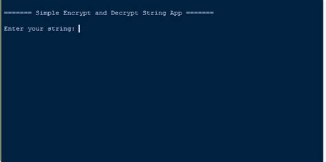 Simple Encrypt And Decrypt String App In Python Free Source Code Sourcecodester