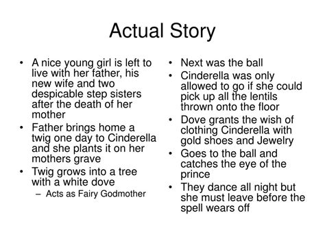 PPT Cinderella Analysis PowerPoint Presentation Free Download ID