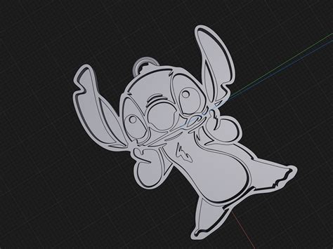 Free Stl File Stitch Keychain 🗝️・3d Printable Design To Download・cults