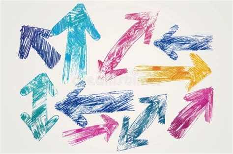 A Group Of Colorful Arrows Pointing In Various Directions Ideal For