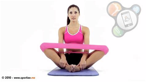 Seated Hip Abductions With Elastic Band Abducciones Sentado Con Banda