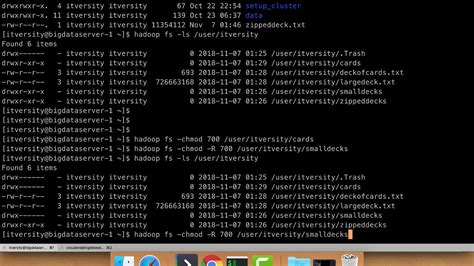 Cloudera Administration Managing Files Changing File Permissions YouTube