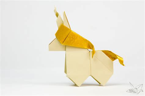 Origami Unicorn Tutorial Paper Kawaii