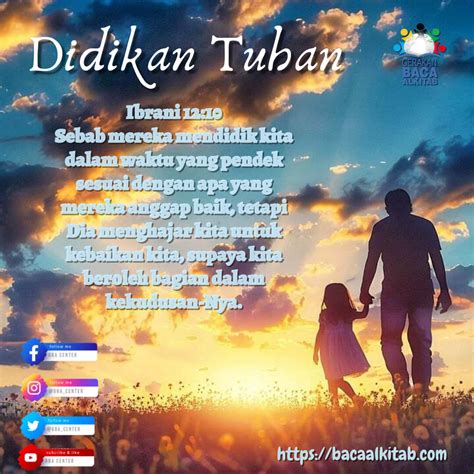 Didikan Tuhan | Ibrani 12:10 (TB) - Gerakan Baca Alkitab
