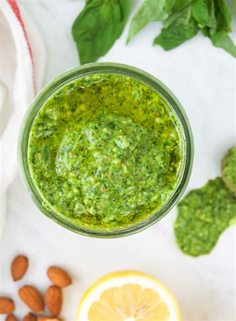 Spinach Almond Pesto Recipe