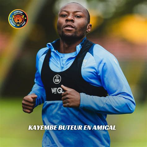 Leopard Leader Foot on Twitter 𝑷𝒓é 𝒔𝒂𝒊𝒔𝒐𝒏 Edo Kayembe buteur