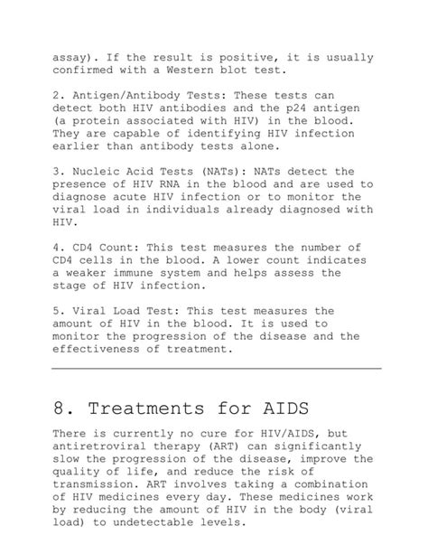 Project Report On Aids Class 12 Cbse Science Biology Project Pdf