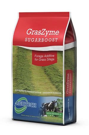 GrasZyme SugarBoost Forage Additive Grass Silage Agritech