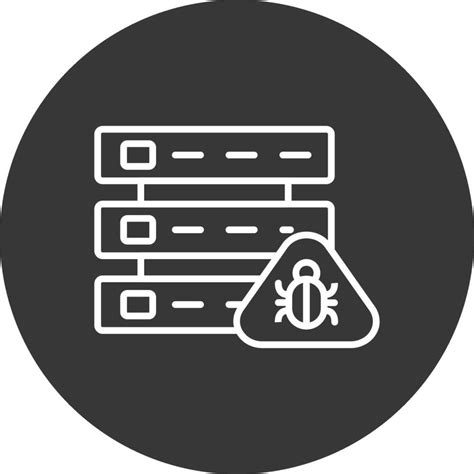 Database Bug Line Inverted Icon Design 43693140 Vector Art At Vecteezy