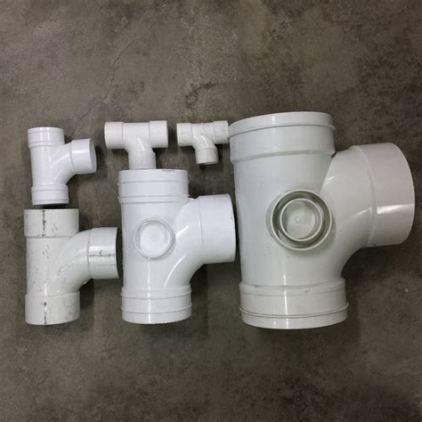 Upvc Fittings Equal Tee Joint Paip Putih Tee Joint Equal Single