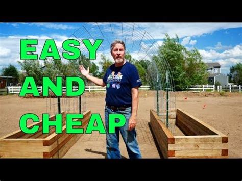 How To Build A Cattle Panel Garden Arch Trellis YouTube Garden Arch Trellis Arch Trellis