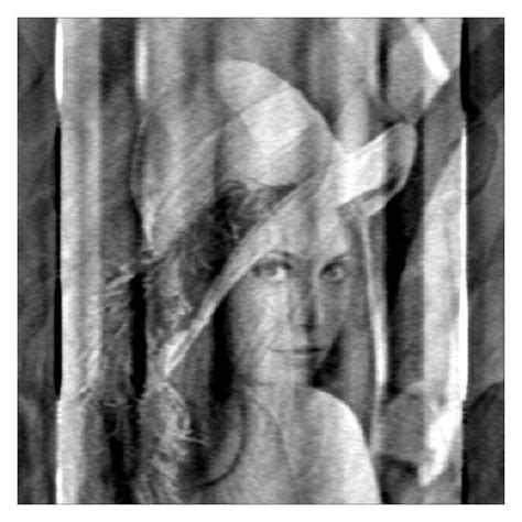 Restoration Of Lena With A Wf B Lr Algorithm And C Moore