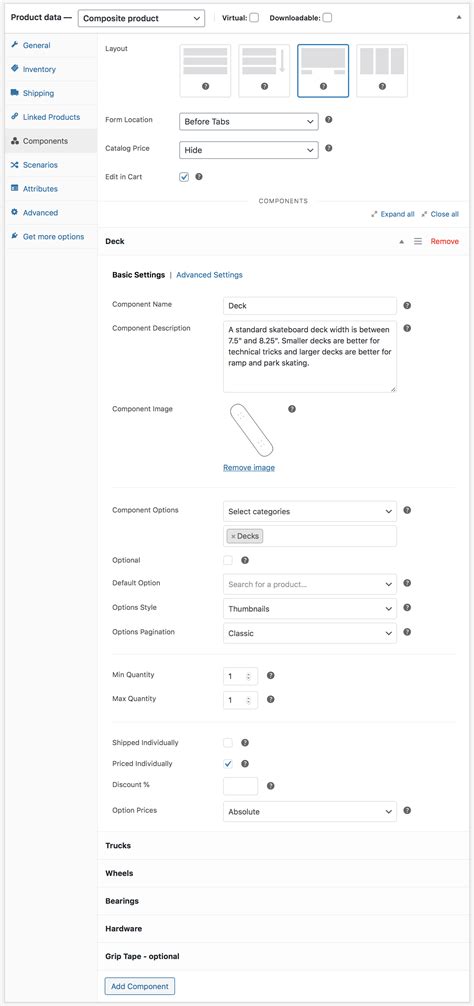 Composite Products Basic Setup WooCommerce