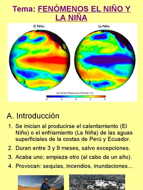 El Fenómeno Del Niño Y La Niña Pdf El Niño Geografía Física