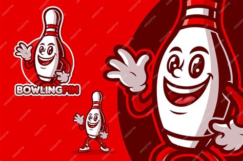 Premium Vector Bowling Pin Mascot Character Bowling Pins Vector Art