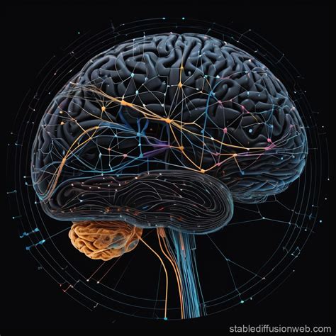 AI Neural Network Analyzing Universe Data Stable Diffusion Online