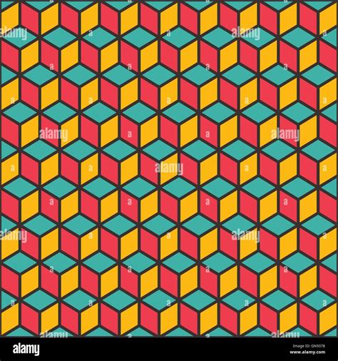 Creative Cube Block Pattern Background Stock Vector Image And Art Alamy