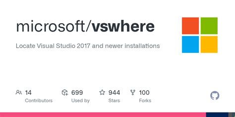 Find Msbuild · Microsoftvswhere Wiki · Github