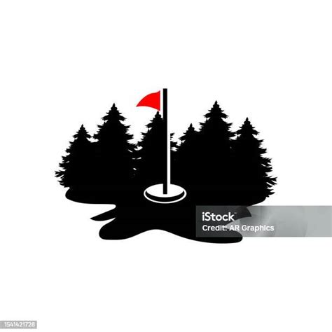 골프 로고 디자인 디자인 벡터 골프 공 및 골프 클럽 토너먼트 일러스트레이션 템플릿 Golf Tournament에 대한 스톡 벡터 아트 및 기타 이미지 Golf