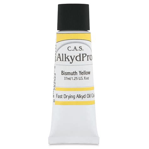Cas Alkydpro Fast Drying Alkyd Oil Color Bismuth Yellow 37 Ml Tube