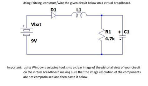 Solved Using Fritzing Construct Wire The Given Circuit Chegg