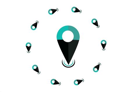 location pin pointer icon map gps pointer mark 25670827 vector art at