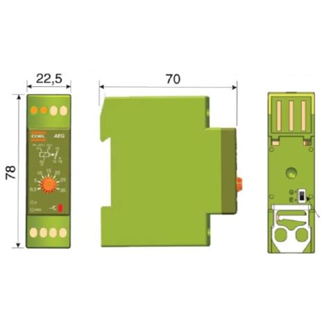 Timer Multifunción Pulso Retardo 1 Salida Rele 24vcacd 94 242vca