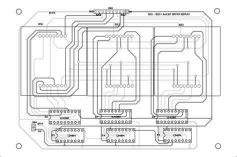 Led Scrolling Display Full Circuit Diagram With Source Code