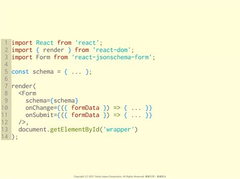 json schema in web frontend insidefe ppt