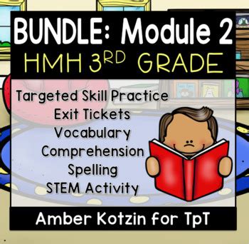 MODULE 2 BUNDLE Into Reading HMH 3rd Grade By Amber Kotzin TpT